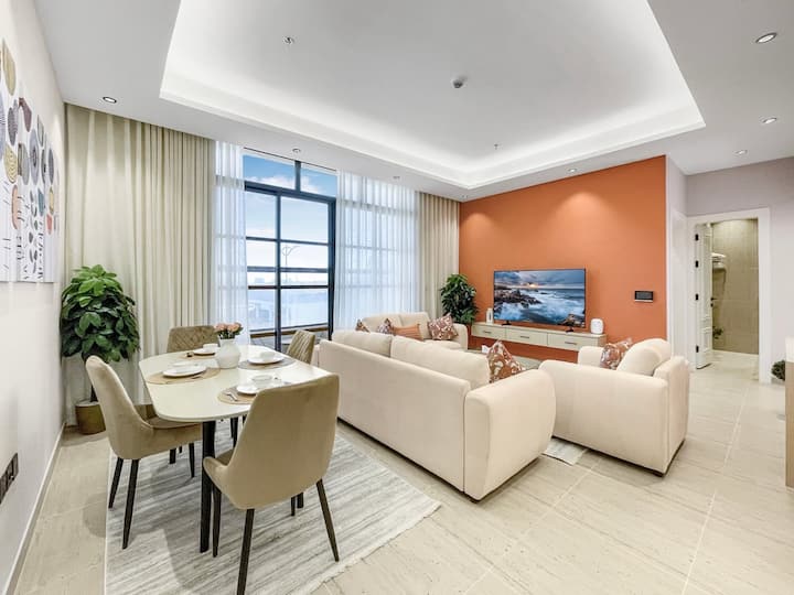 Gr-modern 2-bdr Apartment In Alqirawan,self-entry - Riyadh King Khalid Airport (RUH)