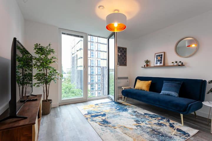 Modern 2 Bed Flat 5min To Old Trafford Stadium - Old Trafford - Manchester