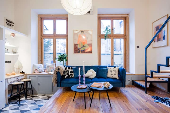 Art-inspired 4br/2ba Gem By Fashion Street &Dohany - Budapest