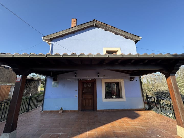 La Casa Azul 1 En Asturias - Nava