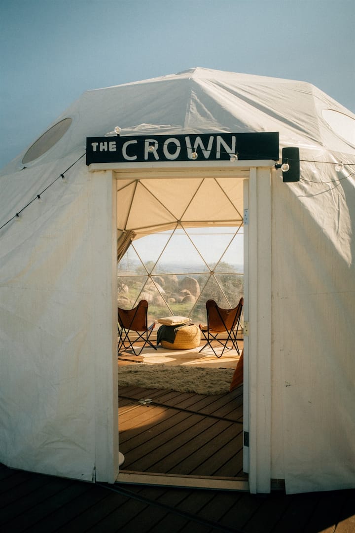 A Cozy Fireside Glamping Escape With Ridge Views - Fallbrook, CA