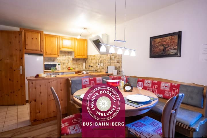 Chasa Patgific Studio : Cozy Holiday Studio In Ram - Scuol