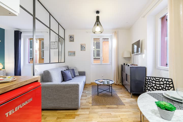 Joli Appartement Climatisé Au Coeur Du Vieux-nice - Nice
