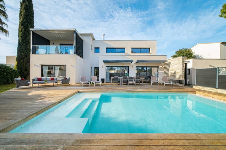 Villa Azurea - Aux Portes De Montpellier - 10 P - Montpellier