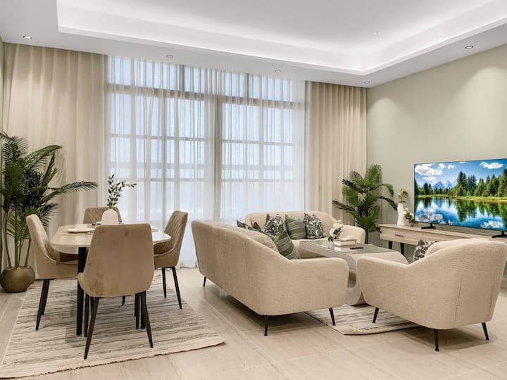 Gr-modern 2-bdr Apartment In Alqirawan|self-entry - Riyadh King Khalid Airport (RUH)