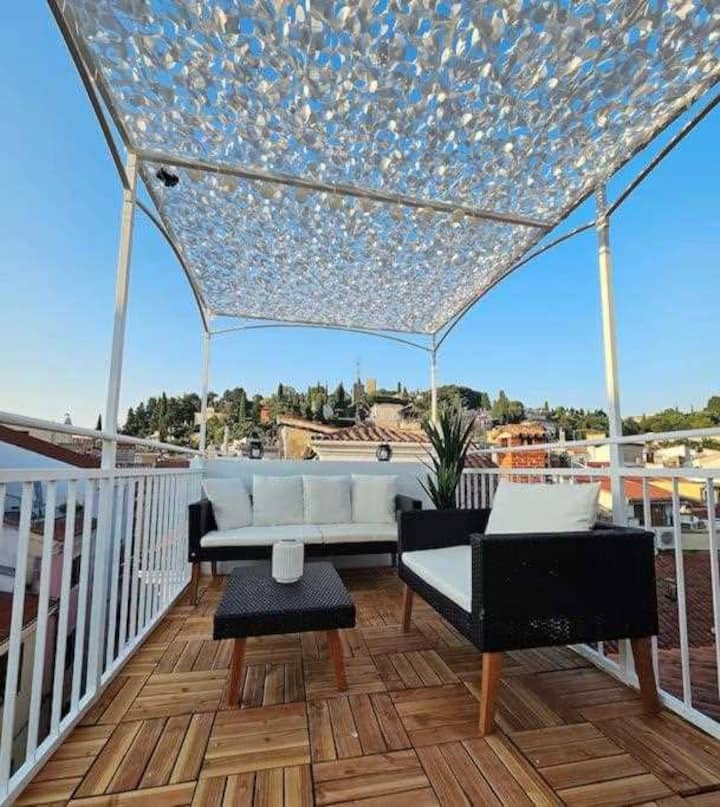 One Bedroom Apartment With Rooftop Terrace Altana - Piran