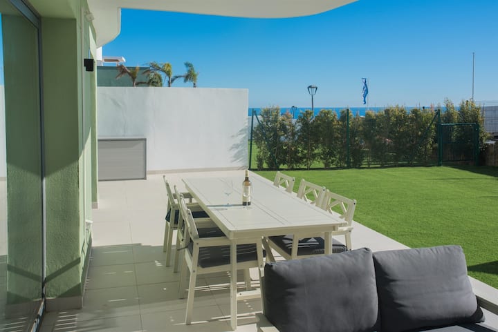 Garden Apartment With Spa, Outdoor Pool & Parking - Calahonda
