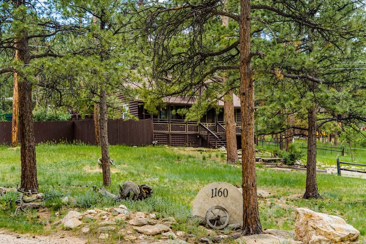 New Hot Tub, Fireplace, Turkeys Near National Park - Estes Park, CO