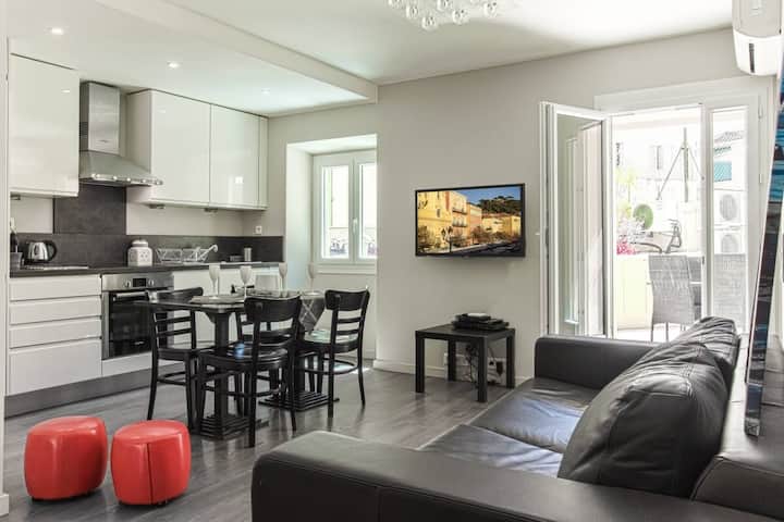 Joffre 9 - Proche Place Massena - Terrasse - Nizza