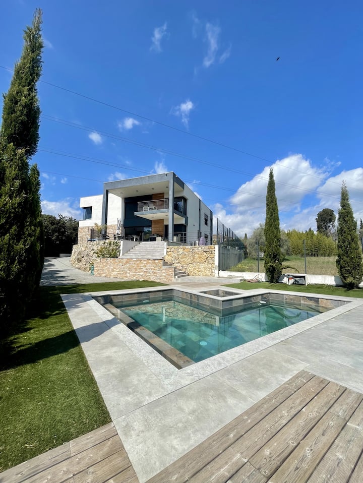Villa De Luxe Avec Cinema, Spa & Pool - Valbonne