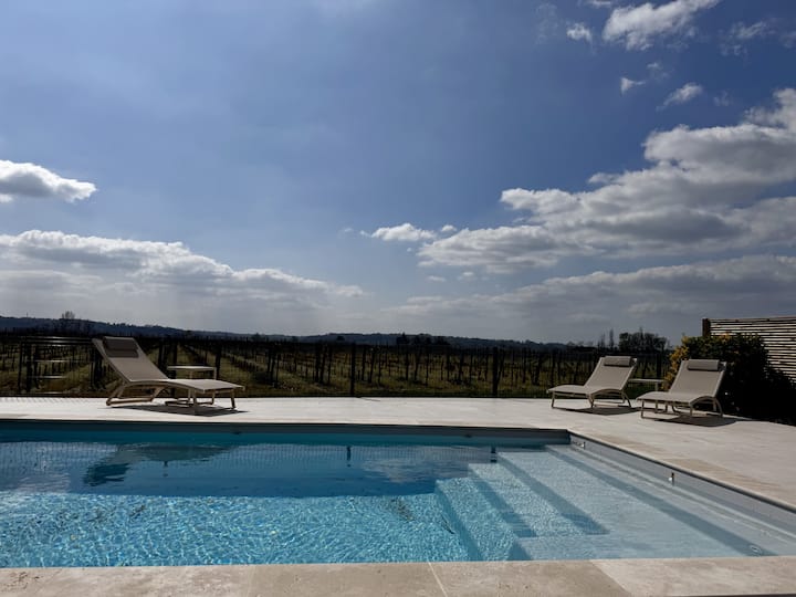 Maison La Grange Vue Imprenable Piscine Et Vignes - Saint-Émilion