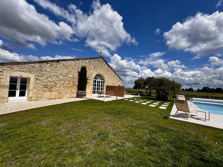 Maison La Grange - Vue Piscine Panoramique - Saint-Émilion