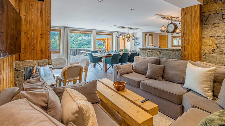 5 Pièces Cabine 14 Personnes 3* Exposé Sud Ouest - Valloire