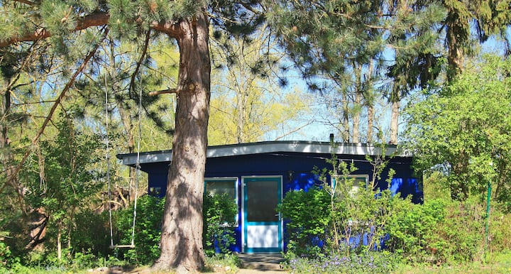 Blauer Bungalow Am See Mit Boot - Warin