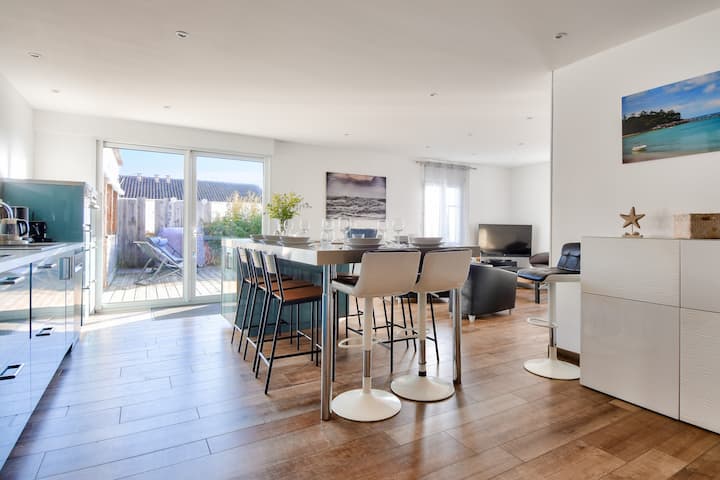 300m Des Plages - Maison Avec Jardin Pour 12 - Noirmoutier-en-l'Île