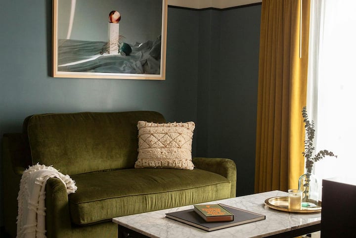 Classy Canework Meets Posh Velvet - Sullivan's Island, SC