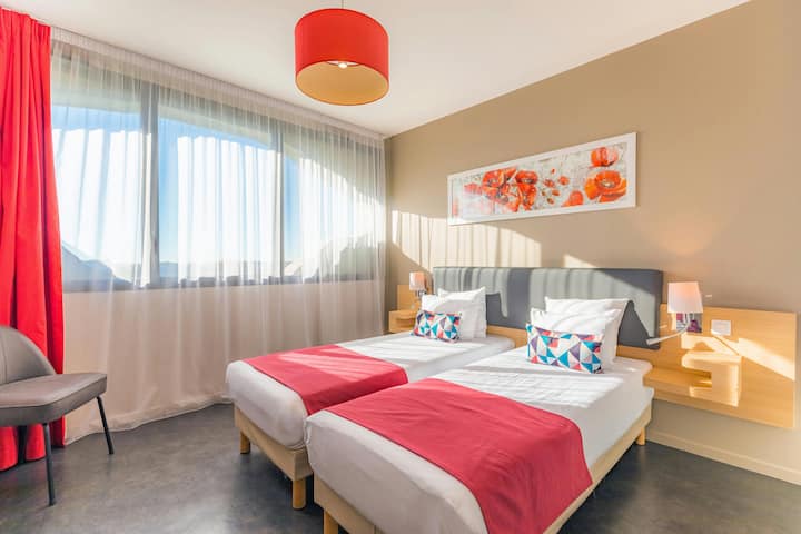 Appart'city Montpellier Millénaire - Twin Studio - Castelnau-le-Lez