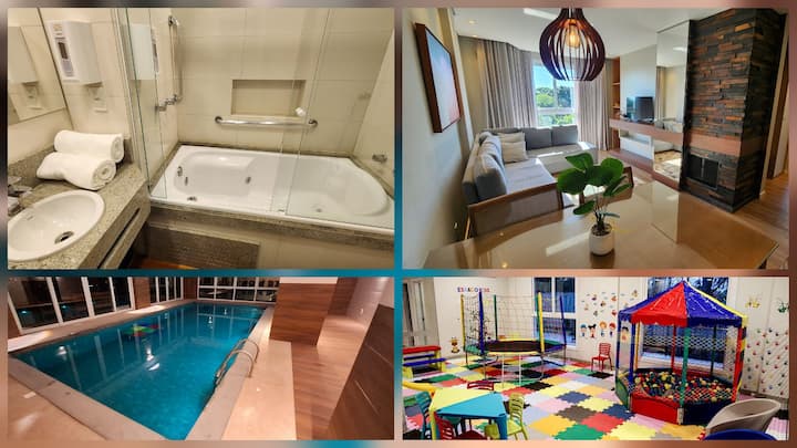 Luxury Flat No Serra Class - Canela