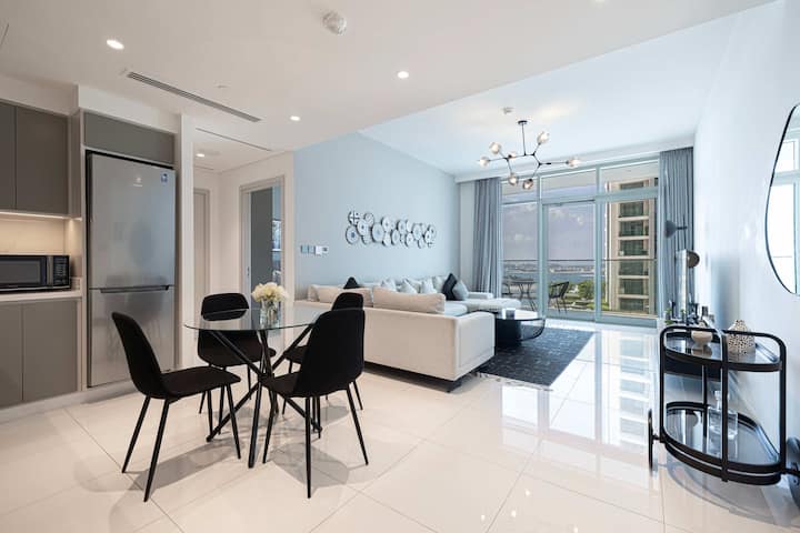 Seaside Serenity |Beach Access| Chic Getaway - Dubai Marina