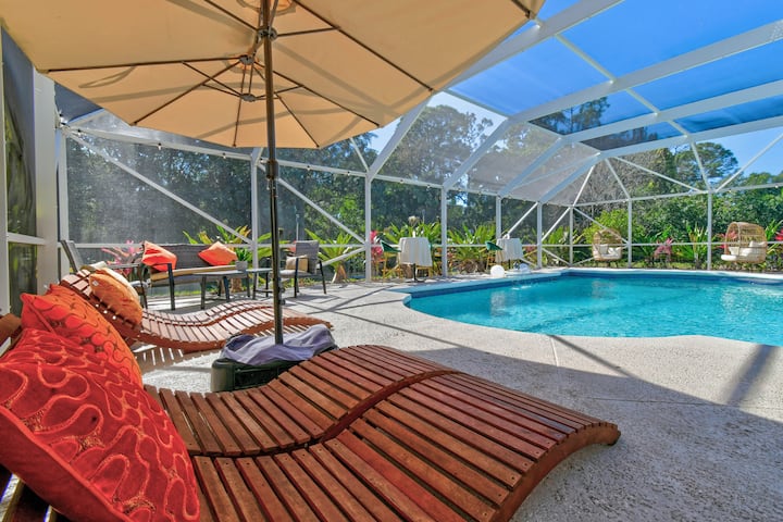 Luxury 4bd 9 Beds Hideaway Pool Spa Sauna Rv - Lion Country Safari, Loxahatchee