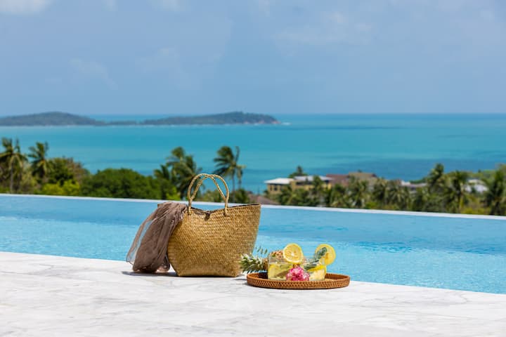 Villa Olivia 3br Sea View + Private Pool - Koh Samui