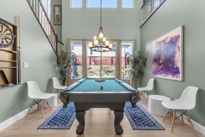 Game Lovers' Retreat: 4000 Sqft Of Fun - El Dorado Hills, CA