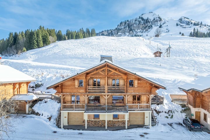 Chalet Cosy à 50 M Pistes Avec Sauna - Rhône-Alpes