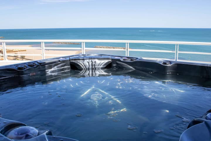 Valras’loc Sélect – Grand Duplex Avec Spa Privé & - Portiragnes