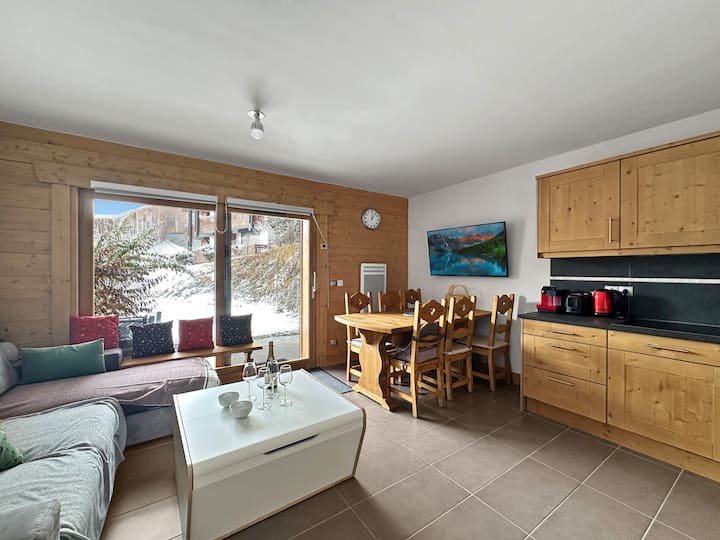 Leag01 - 3 Pièces 4/6 Pers Avec Accès Piscine - Samoëns