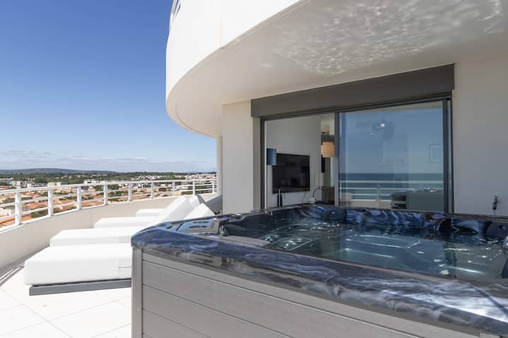 Valras'loc – Panarea Duplex Prestige Avec Spa & Vu - Valras-Plage