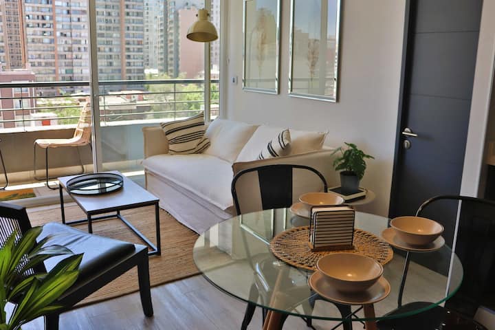 Hom | 2d2b 3pax Cerca Del Metro Santa Lucia - Santiago (Chile)