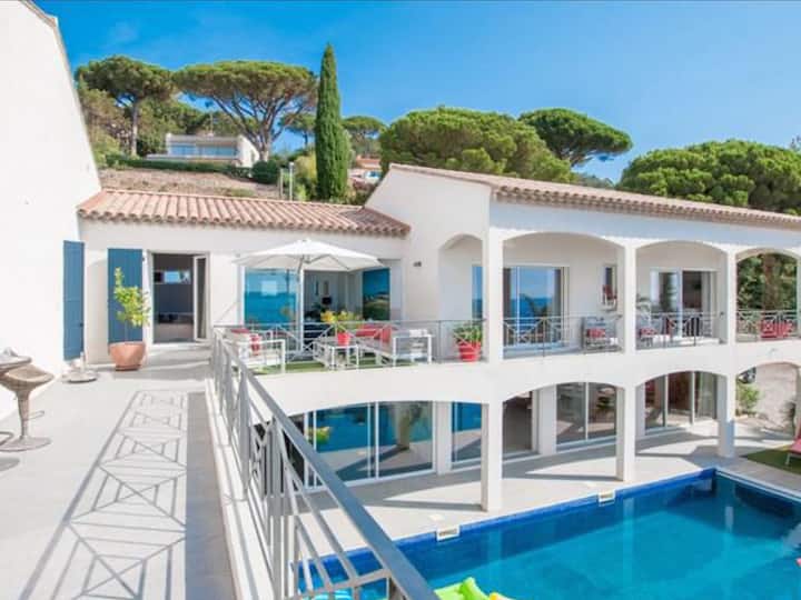 Villa De Luxe Avec Piscine Privée, Vue Mer - Sainte-Maxime