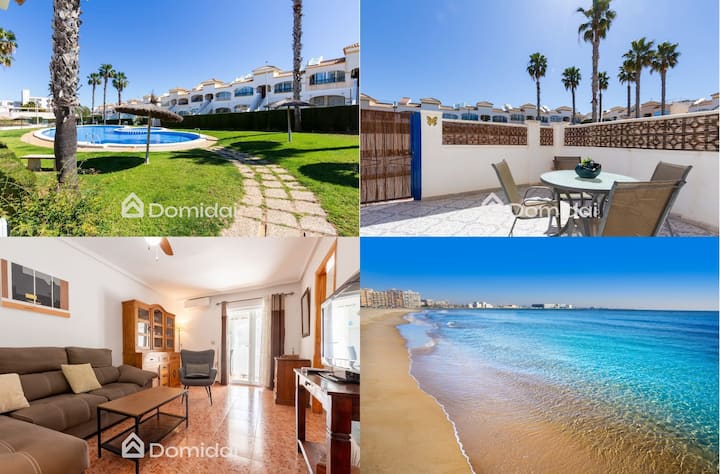 Casa Jícara - Urbanización Con Piscina By Domidai - Santa Pola