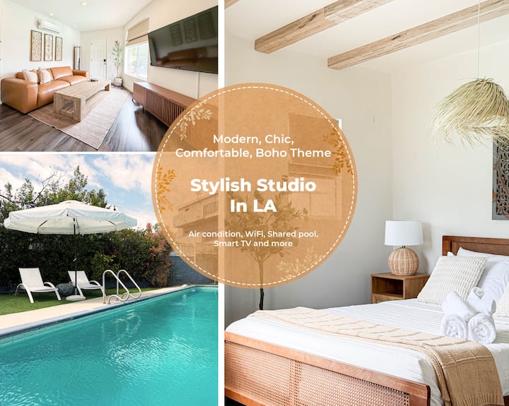 Cozy Studio Retreat W/ Pool Near Sofi - Mk4 - Lad - Los Angeles, CA