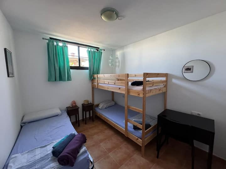 Hostel 62 - 3bed Shared Room 1 - Fuerteventura