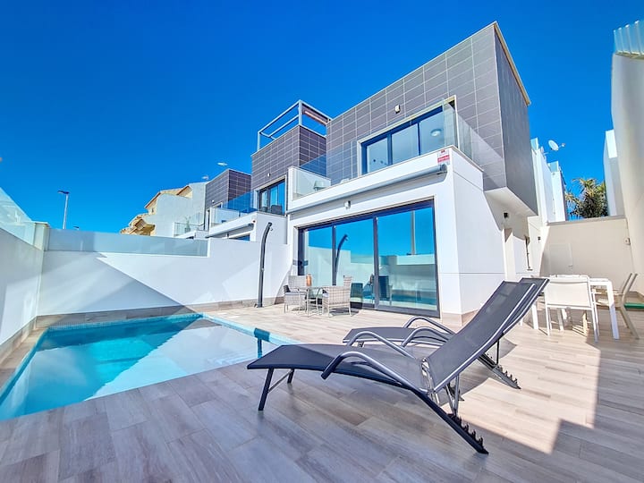 Villa With Private Pool And Terrace - San Pedro del Pinatar