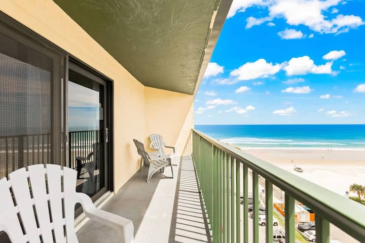 Ocean Views, Pool & Hot Tub | Seahorse Suite 907 - Port Orange, FL