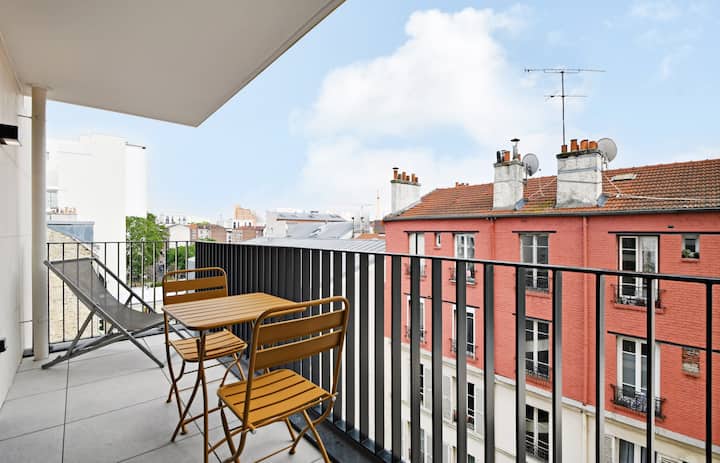 Un Design 2-ch/1sdb Avec Terrasse à Clichy - Clichy
