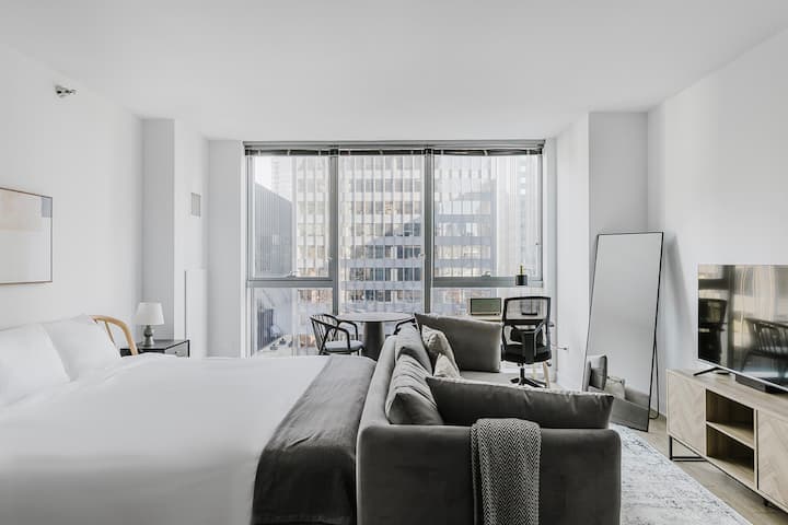 Blueground | The Loop, Pool & Gym, Nr Park - Chicago