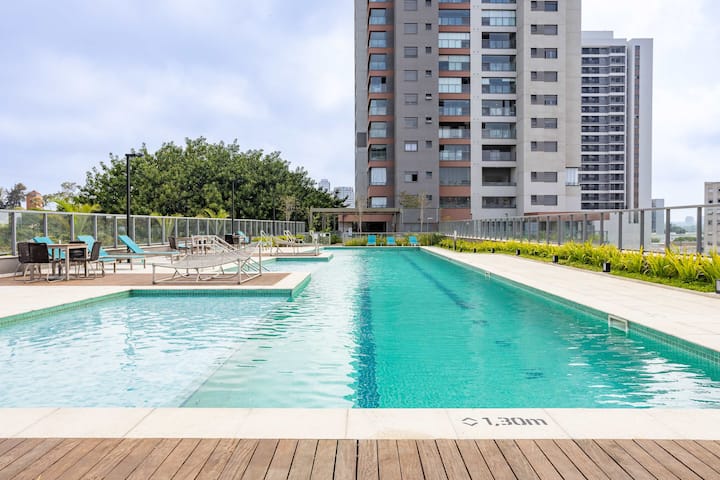 Amazing Apt Near Metro, Itaim, Interlagos, Airport - Santo Amaro