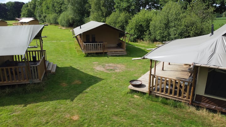 3. 22p Groepsglamping (Deck) - Netherlands