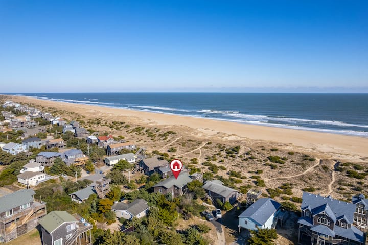Direct Beach Access With Modern Beachy Vibes! - Avon, NC