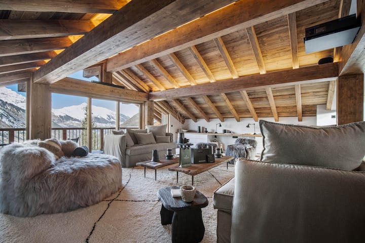 Chalet Spacieux Et Ensoleillé Avec Bain Nordique E - Les Menuires