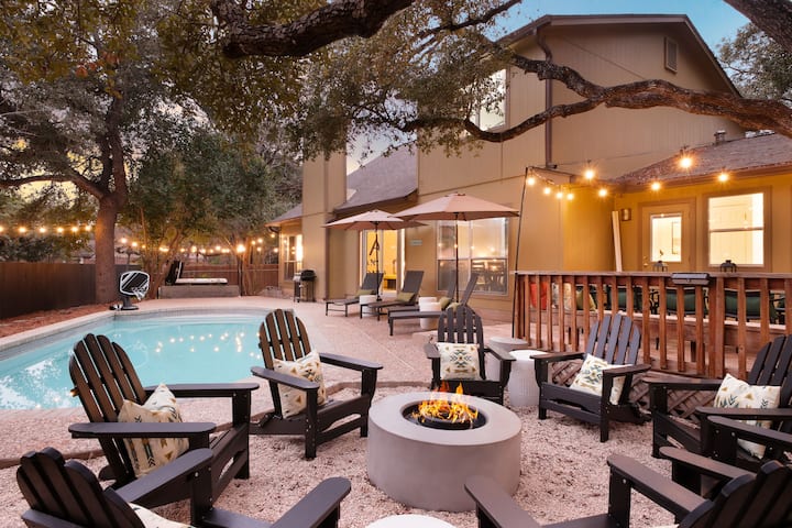 The Hacienda: Pool, Hot Tub, Games & More! - Alamo Heights, TX