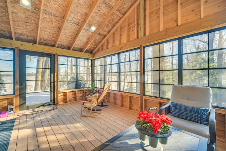 Boat Dock, Full Gym: Waterfront Nelson Lake Gem! - Hayward, WI