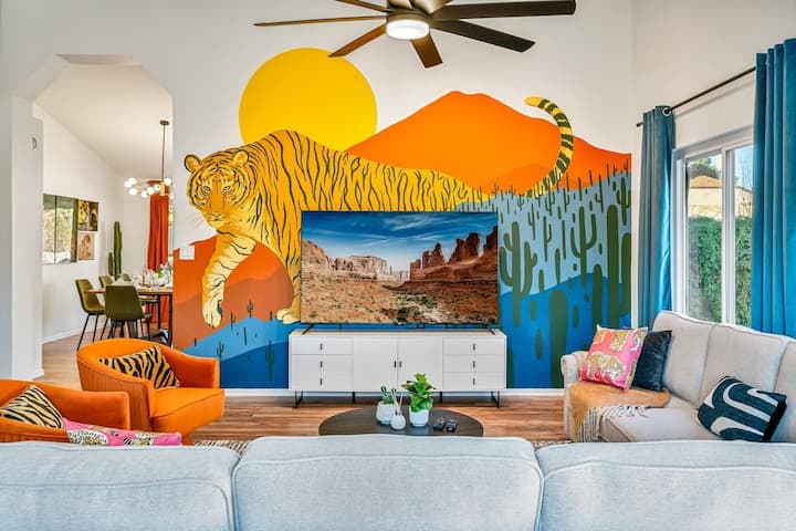 Spring Training 5min | King Bed/pool/firepit/grill - Peoria, AZ