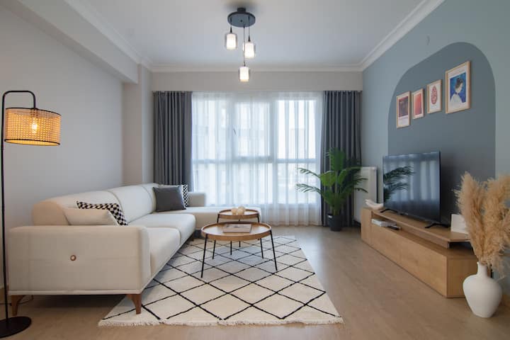 Cozy 2br Apt Near Vialand Mall With Nespresso - İstanbul