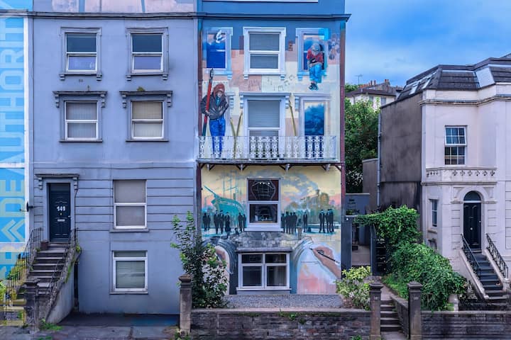 Art-inspired 1br Pet-friendly Getaway - Brístol