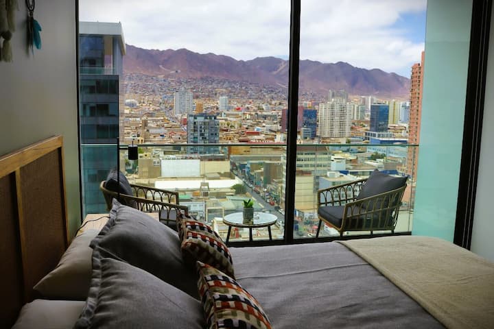 Hom | Acogedor Studio Frente Al Mall Plaza Pnb - Antofagasta