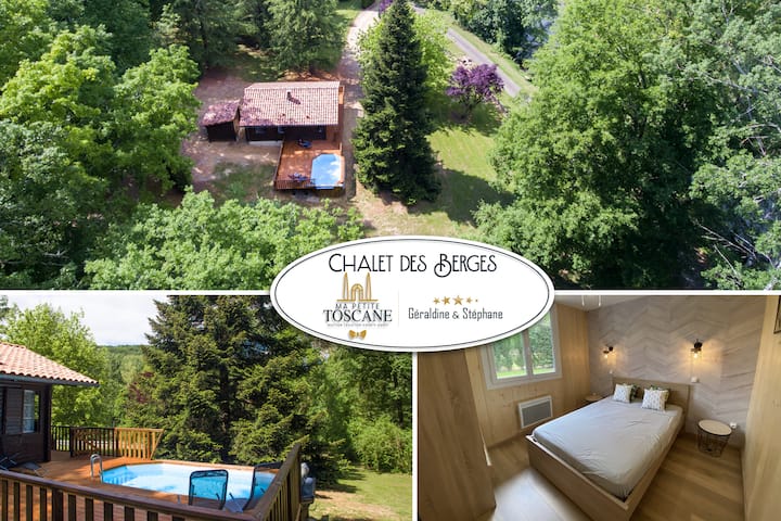 Chalet Des Berges - Piscine Chauffée - Ponton - Saint-Antonin-Noble-Val